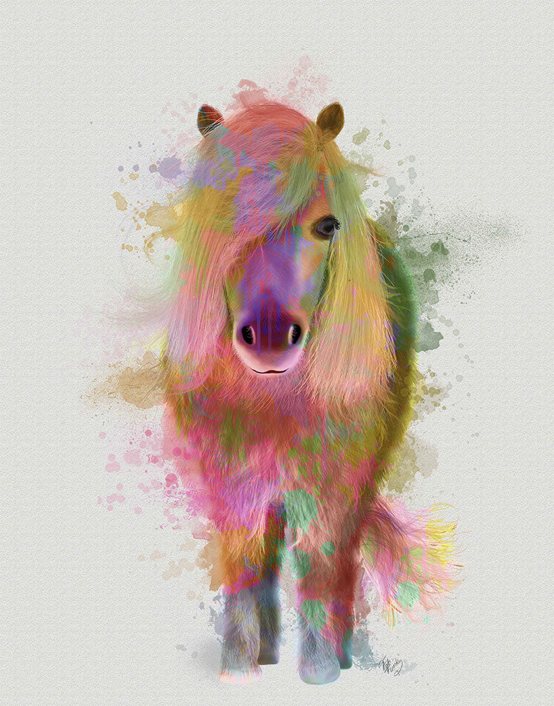 Paint Splatter Animal Art