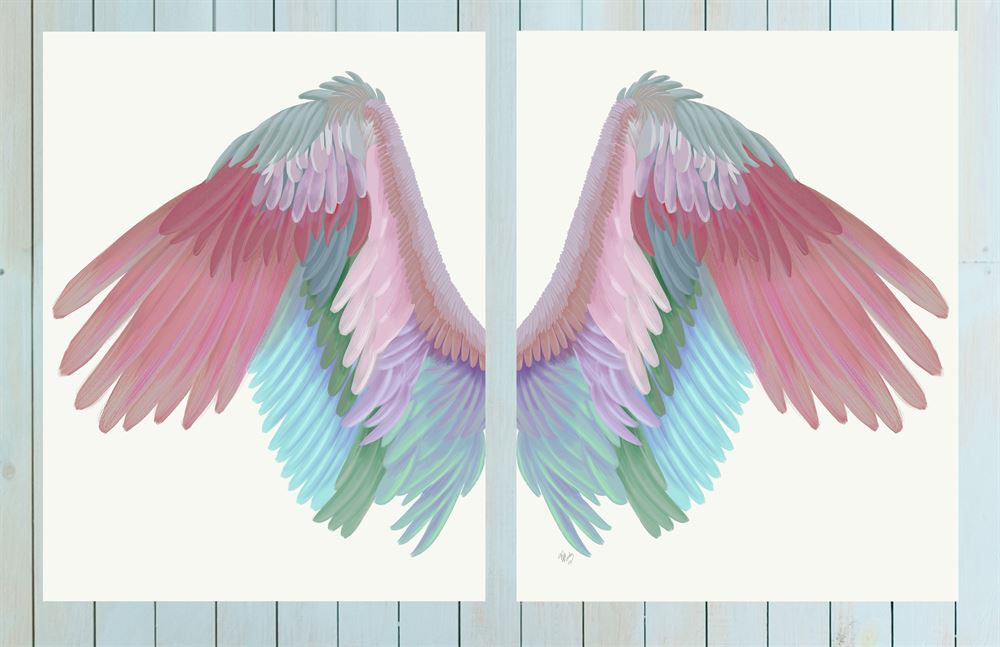 Folded Angel Wings Drawings