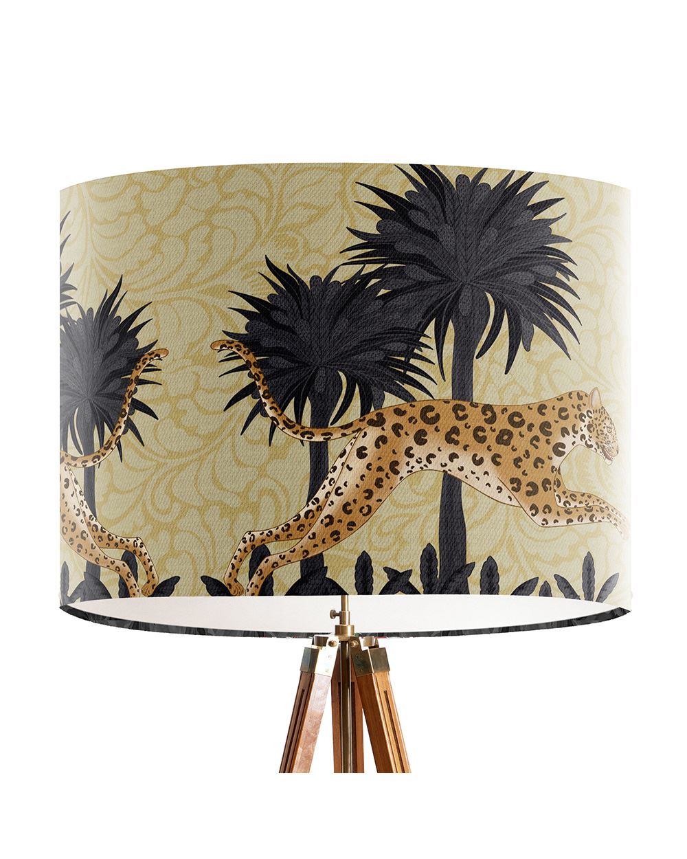 Leaping Leopard Gold, Animalia, Lamp shade, Drum, Pendant Lighting ...